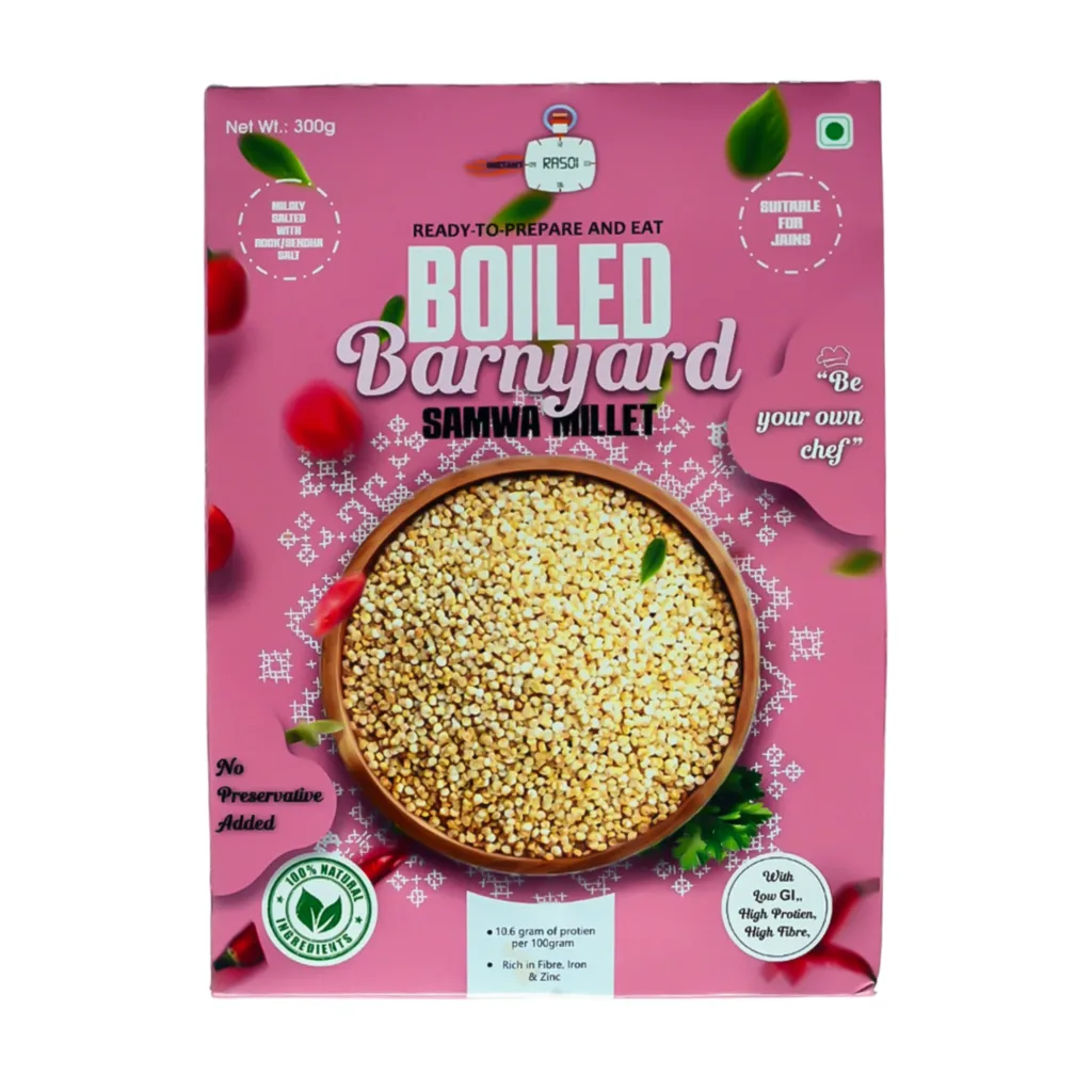 Boiled Barnyard Millet - Instant Rasoi